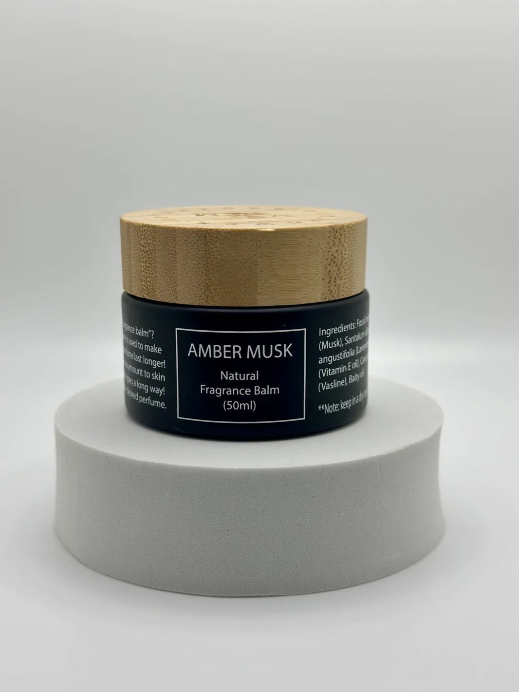 Amber Musk Fragrance Balm – Vanilla Musk
